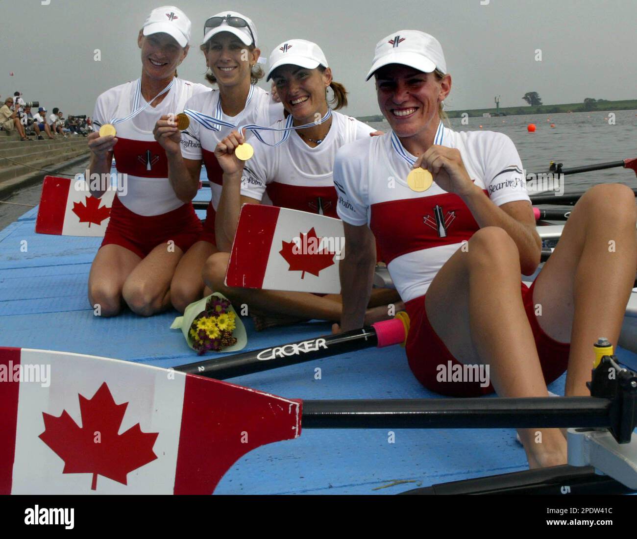Canada's Tracy Cameron, Mara Jones, Elizabeth Urbach and Melanie Kok ...