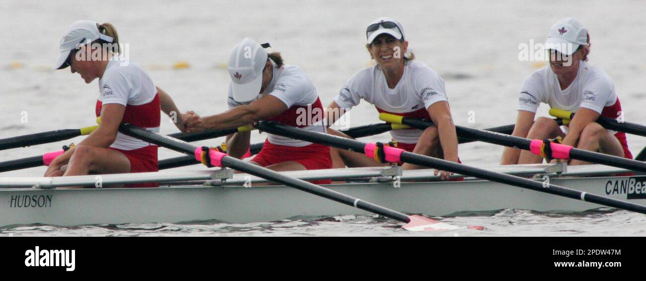 Canada's Tracy Cameron, Mara Jones, Elizabeth Urbach, and Melanie Kok ...