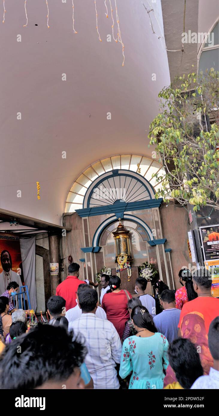 Bangalore,Karnataka,India-January 01 2023: Catholic Christians praying ...