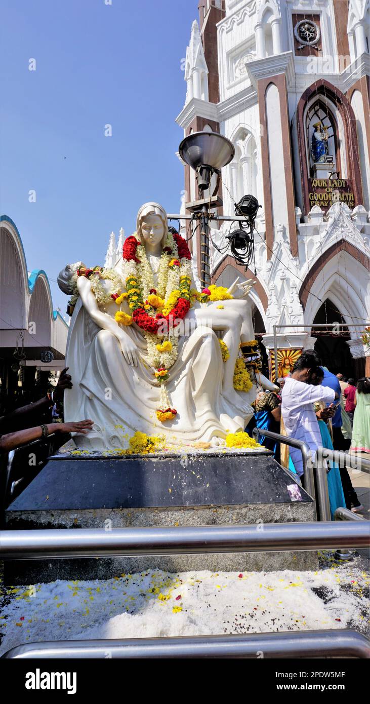 Bangalore,Karnataka,India-January 01 2023: Catholic Christians praying ...