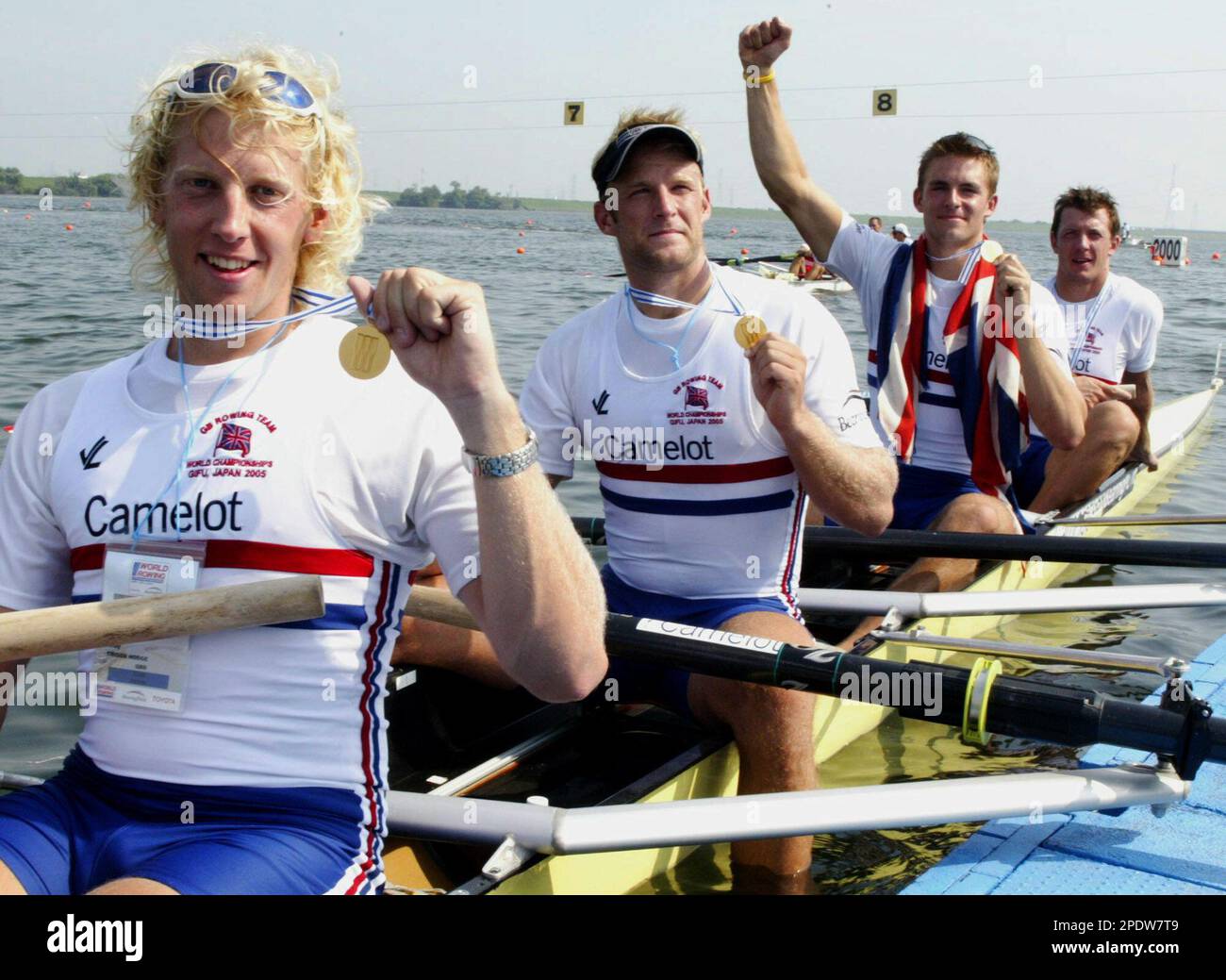British Andrew Triggs Hodge , Alexs Partridge, Peter Reed, and Steve ...