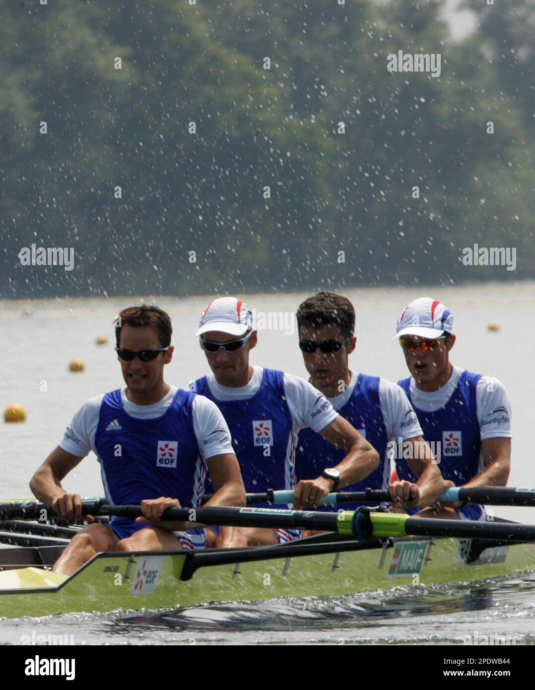 French Fabien Tilliet, Jean-Christophe Bette, Jeremy Pouge and Franck ...