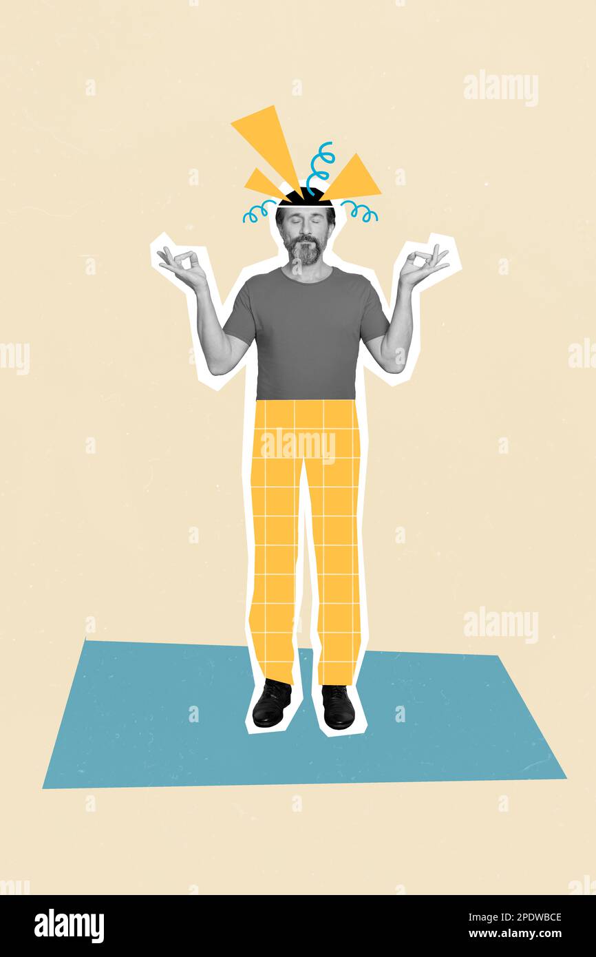 Collage cartoon fantasy picture image poster comics zine of ...