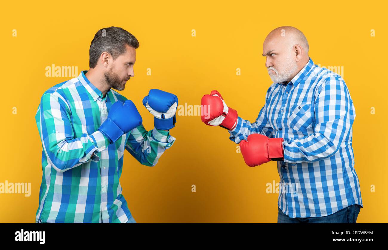 generation men fighting in studio, confrontation. generation men ...