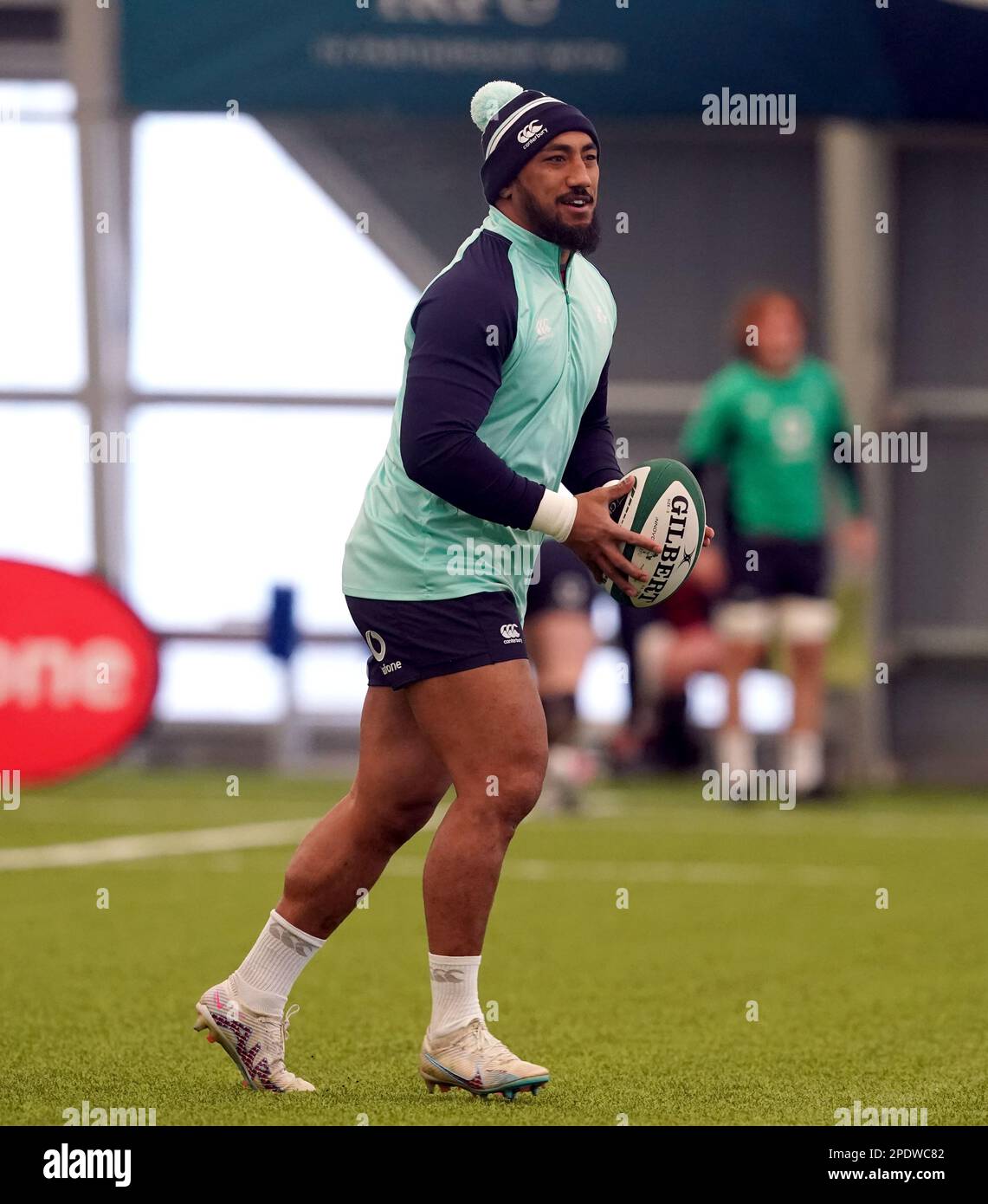 Ireland's Bundee Aki during a training session at the IRU High ...