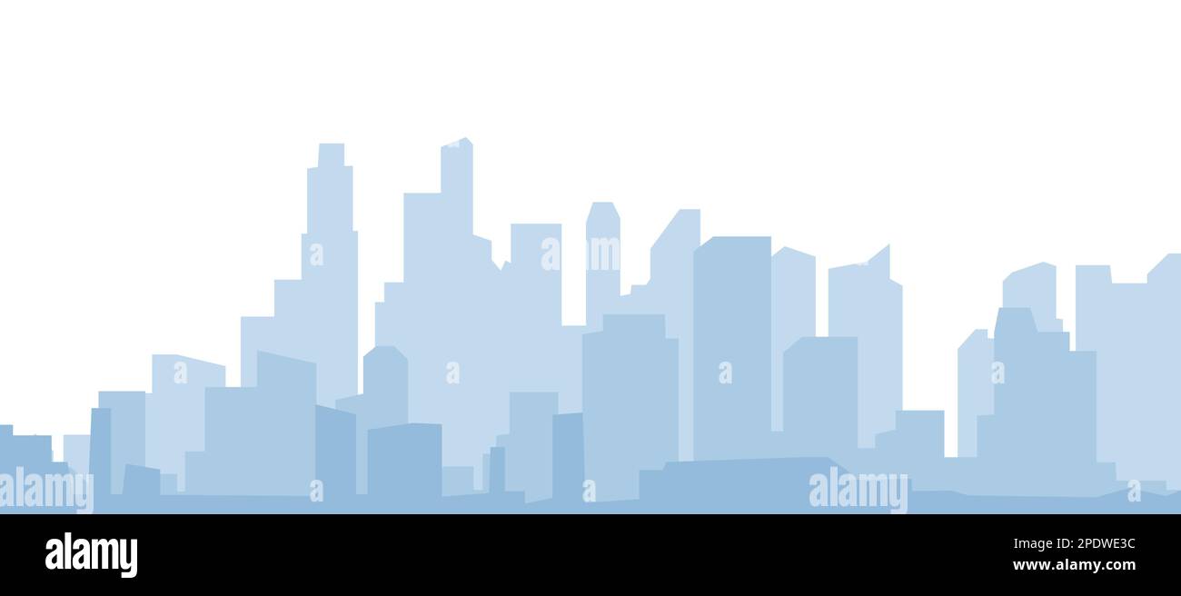 Abstract city skyline border Stock Vector Images - Alamy