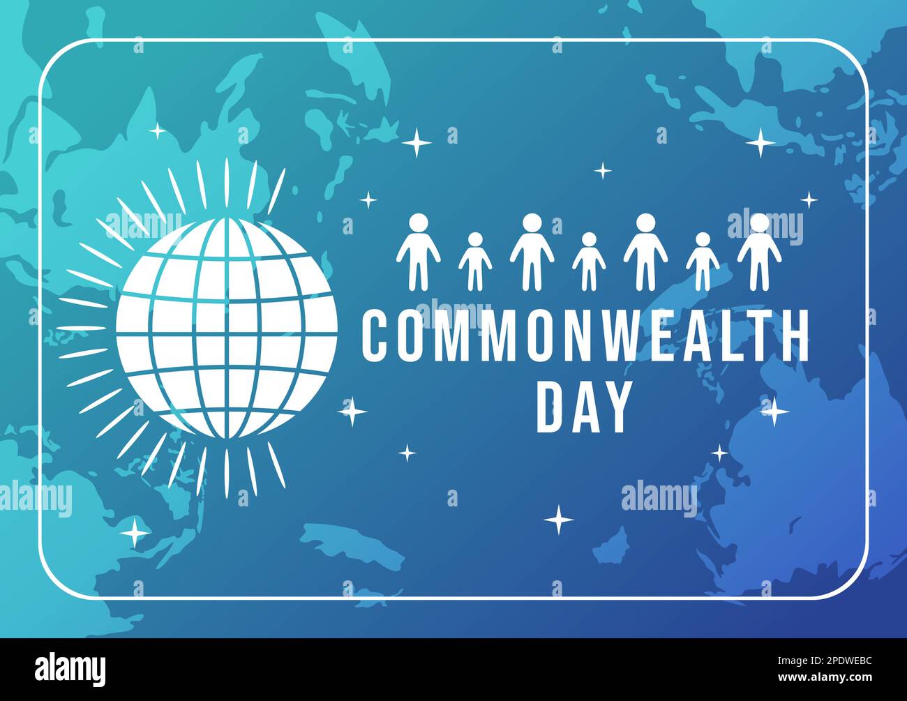 Commonwealth of Nations Day on 24 may Illustration with Helps Guide ...