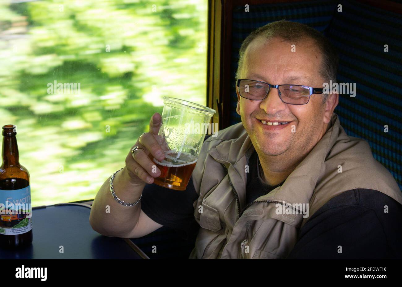 Alcohol on train hi-res stock photography and images - Alamy