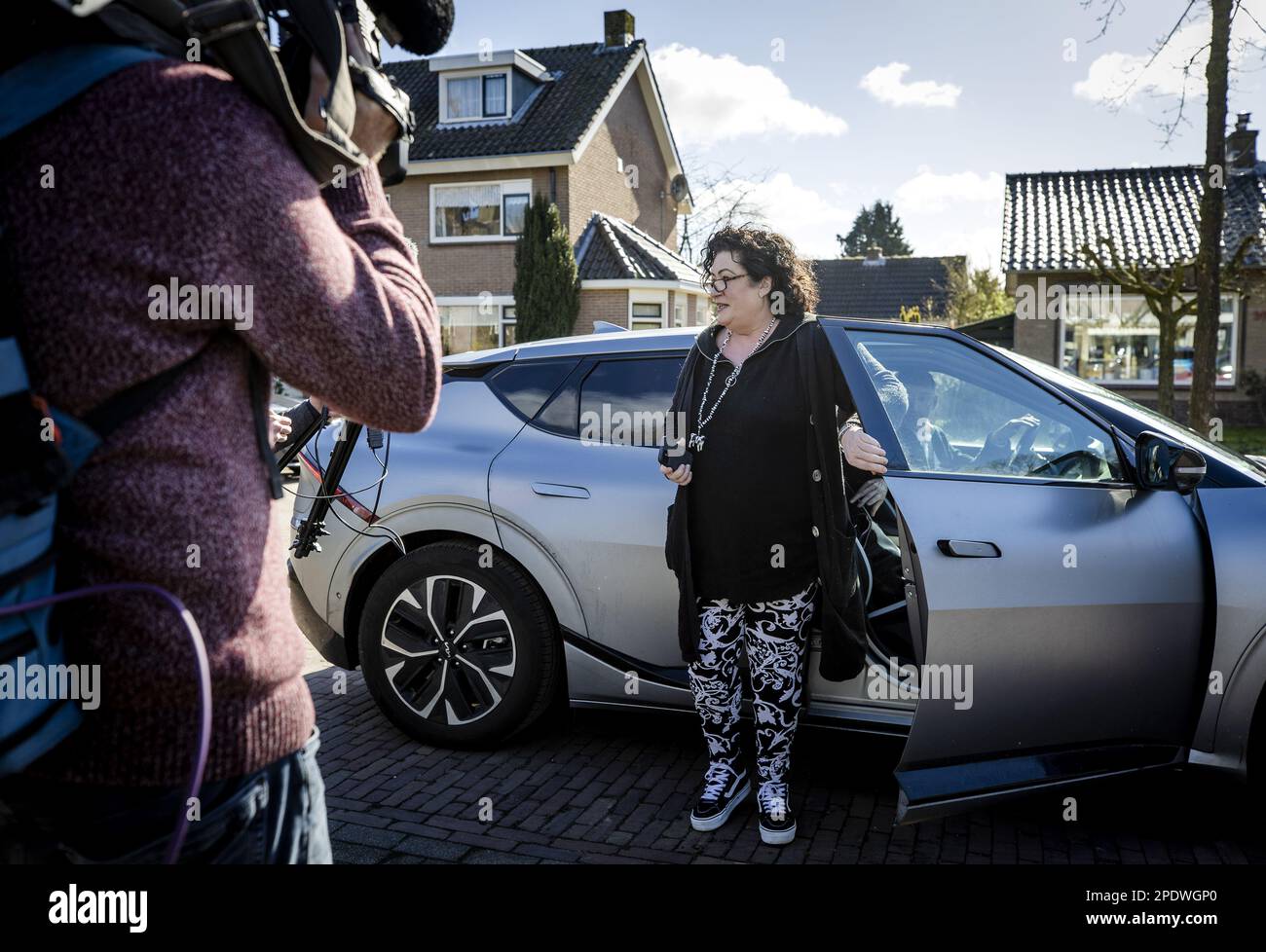 OKKENBROEK - 15/03/2023, BBB leader Caroline van der Plas prior to ...