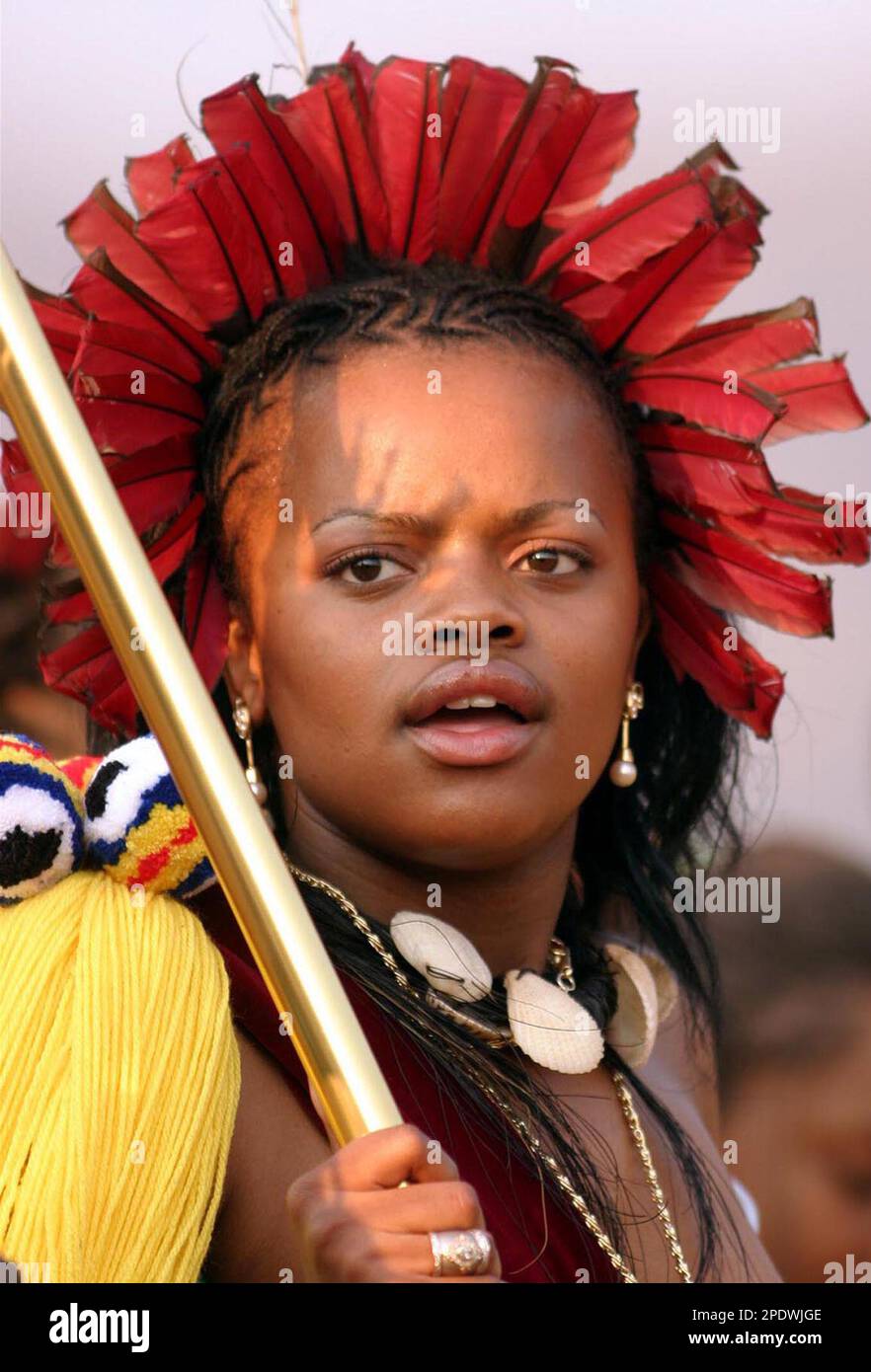 Princess Sikhanyiso, daughter of Swaziland's King Mswati III, attends ...