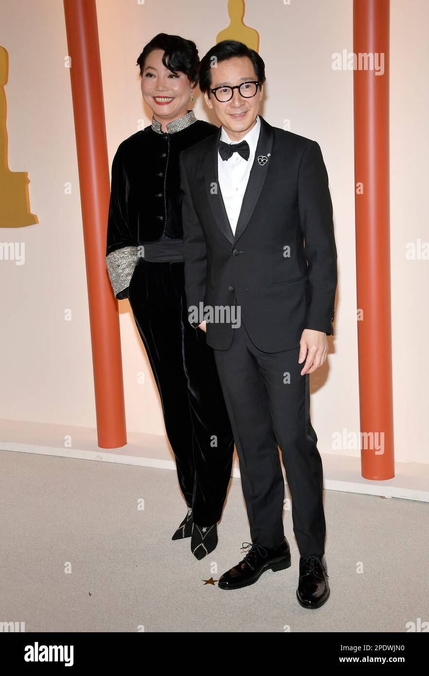 Los Angeles, Ca. 12th Mar, 2023. Echo Quan and Ke Huy Quan at the 95th ...