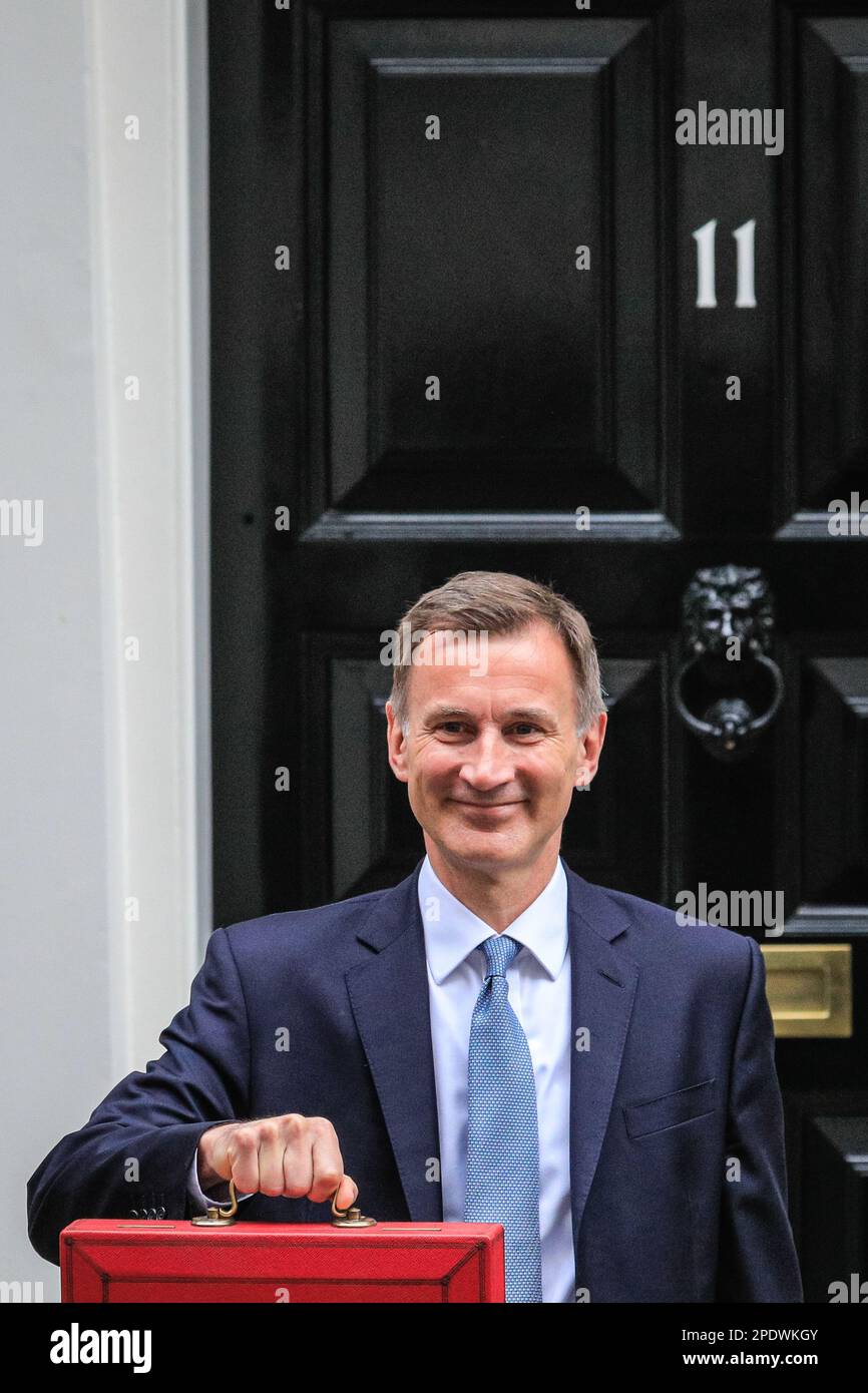 London, UK. 15th Mar, 2023. Jeremy Hunt, MP, Chancellor of the ...