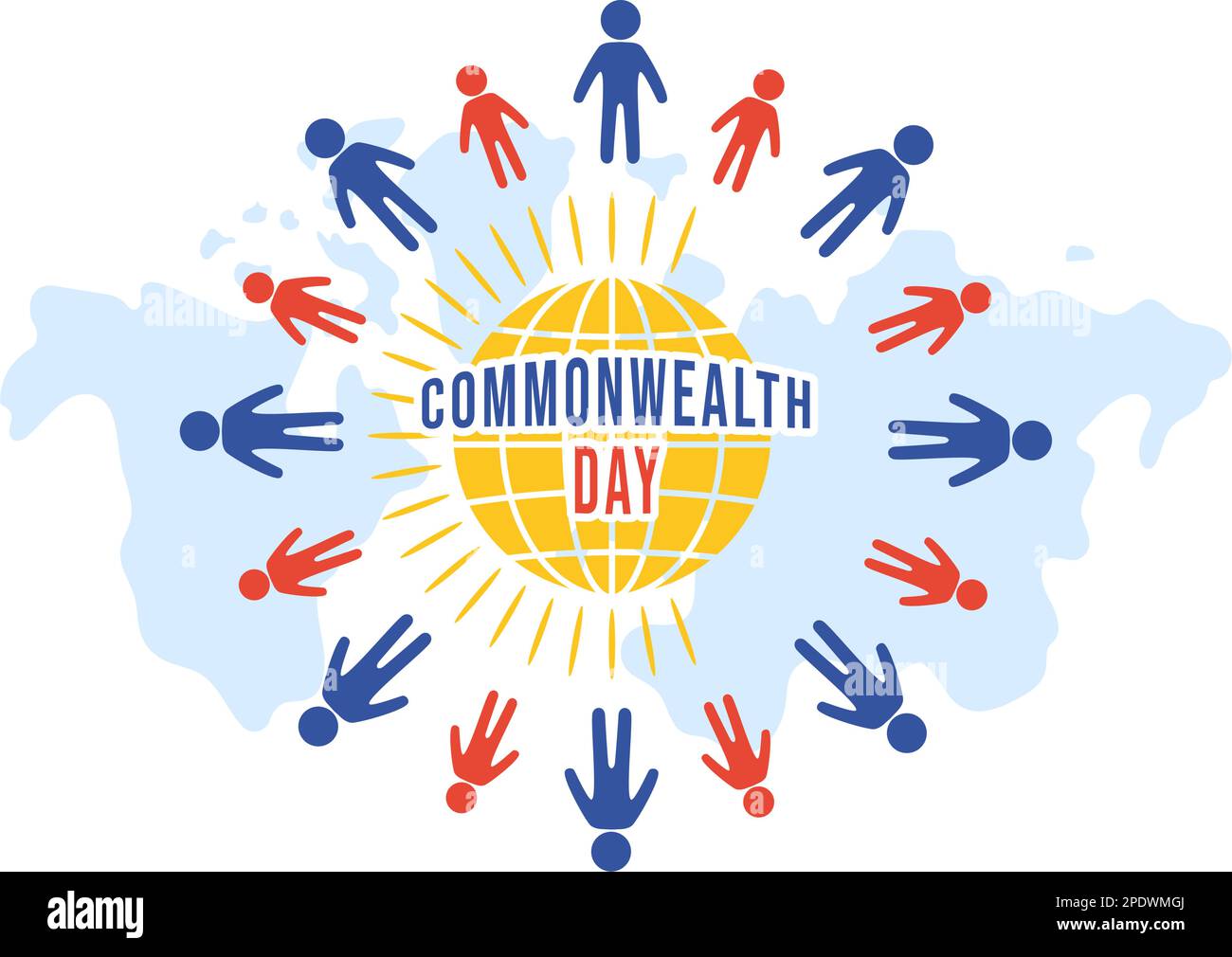 Commonwealth of Nations Day on 24 may Illustration with Helps Guide ...