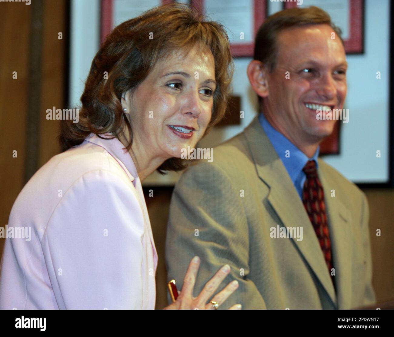 Gigi Dennis, front, a former state senator from Pueblo, Colo ...