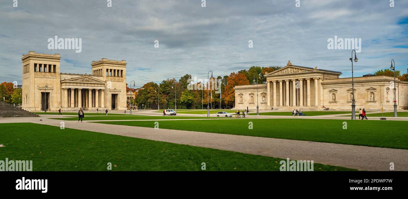 Propylaea, City Gate, 19th Century Doric Order, Street Scene ...
