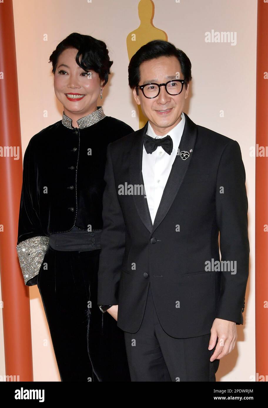 Los Angeles, Ca. 12th Mar, 2023. Echo Quan and Ke Huy Quan at the 95th ...