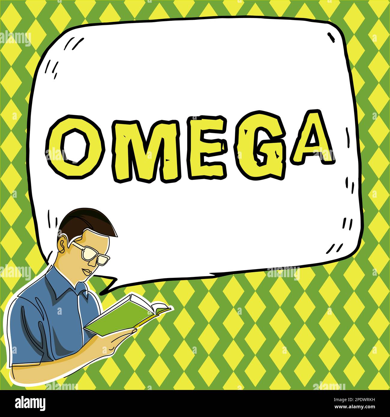 Handwriting text Omega. Business showcase Class of essential fatty ...