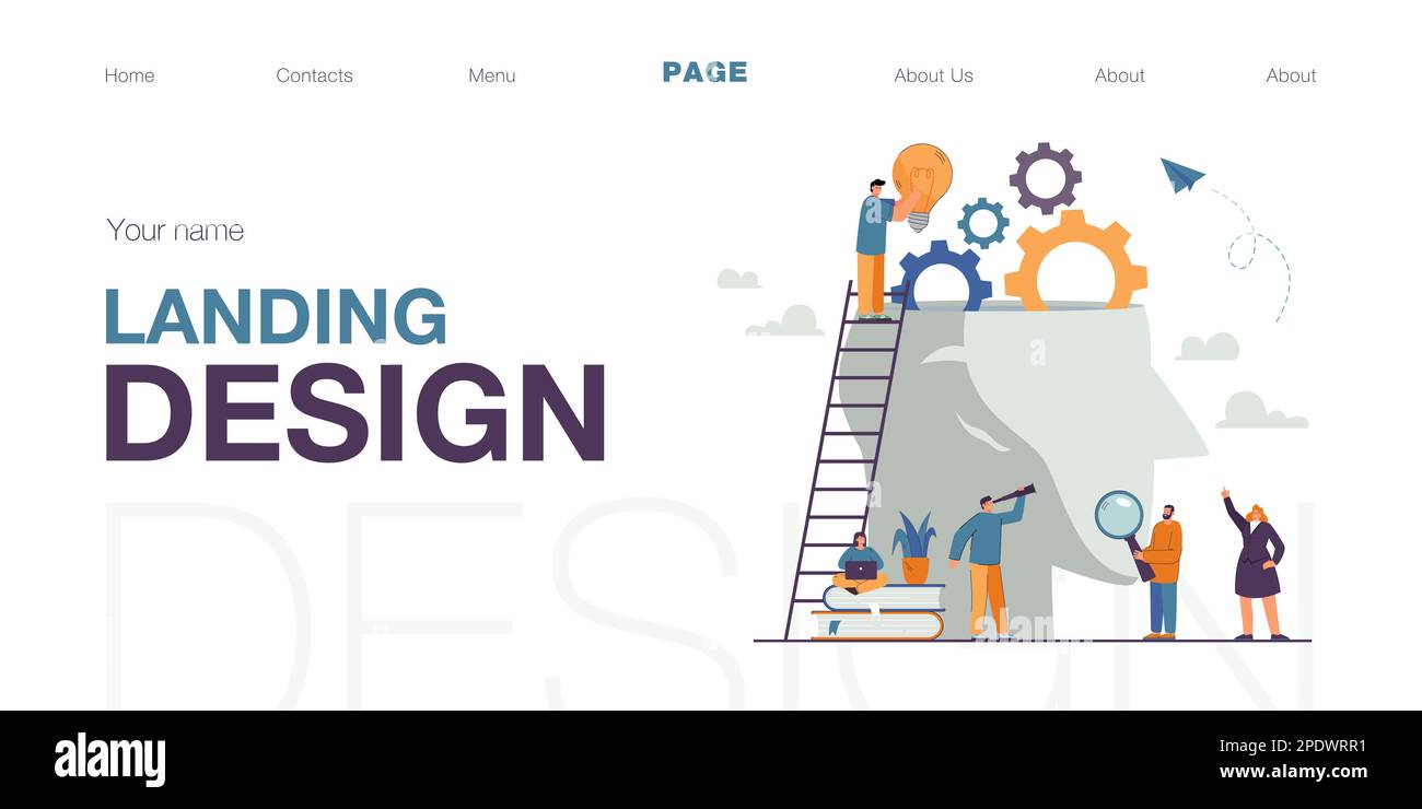 Abstract persons head filled with creative ideas Stock Vector Image ...