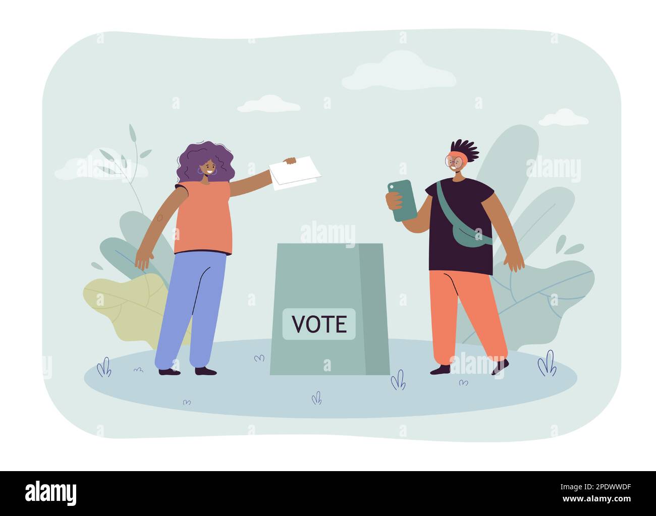 Woman poling Stock Vector Images - Alamy