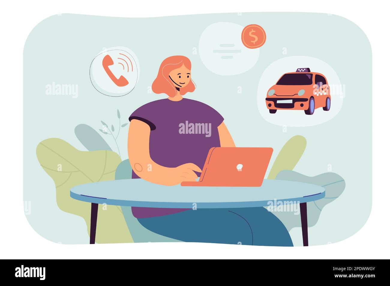 Headset order Stock Vector Images - Alamy