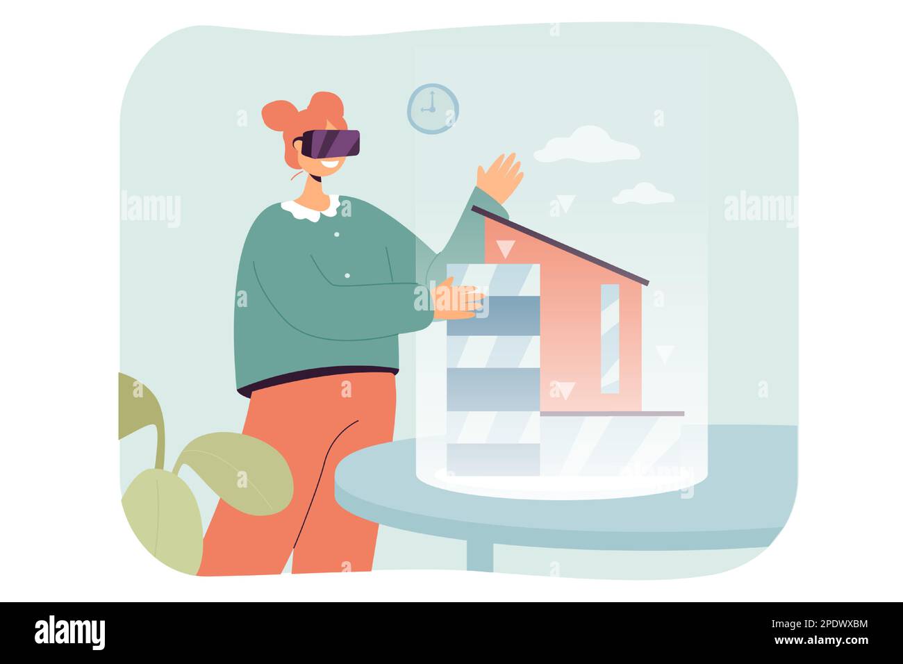 Vr business engineer Stock Vector Images - Alamy