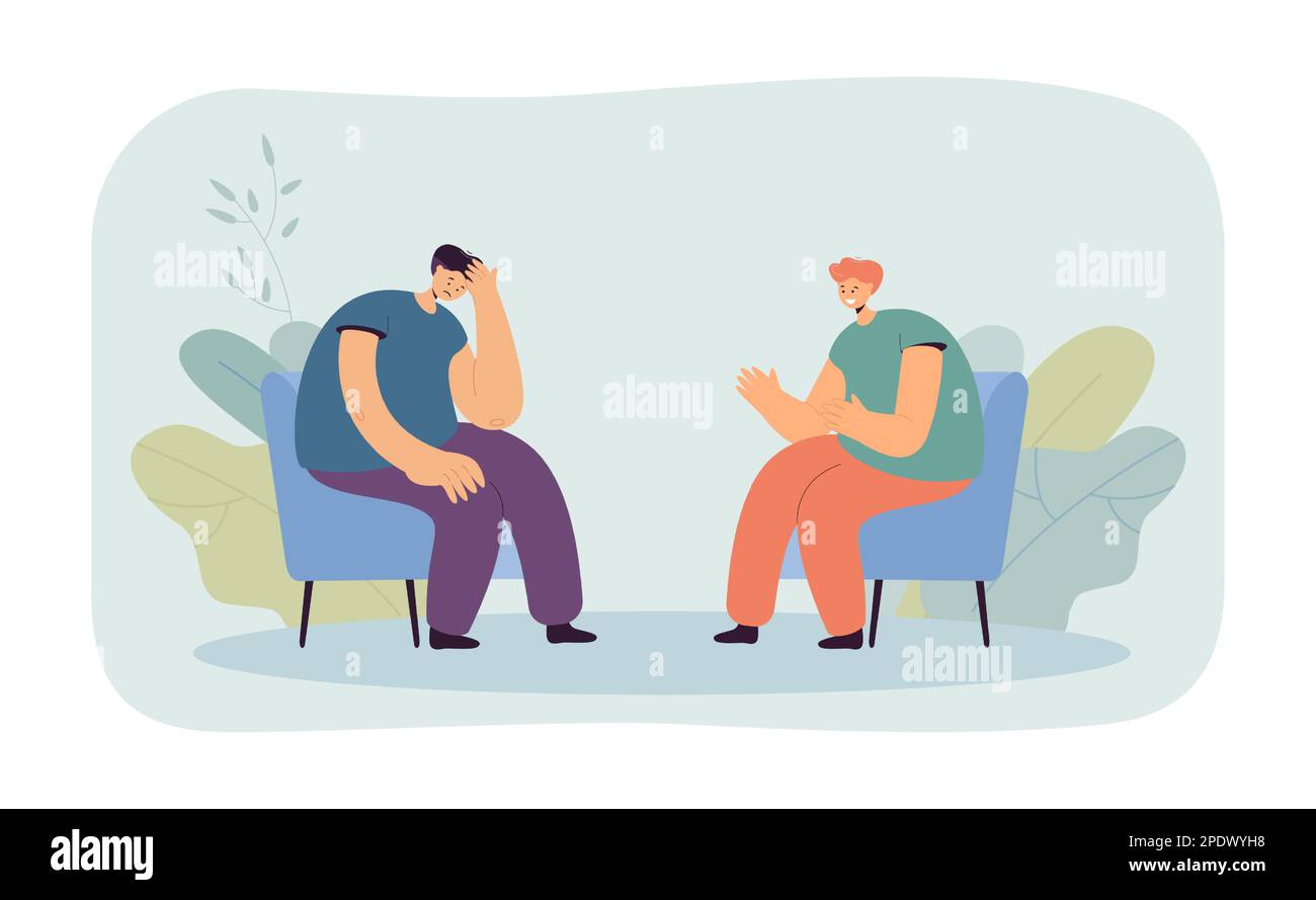 Therapist and client Stock Vector Images - Alamy