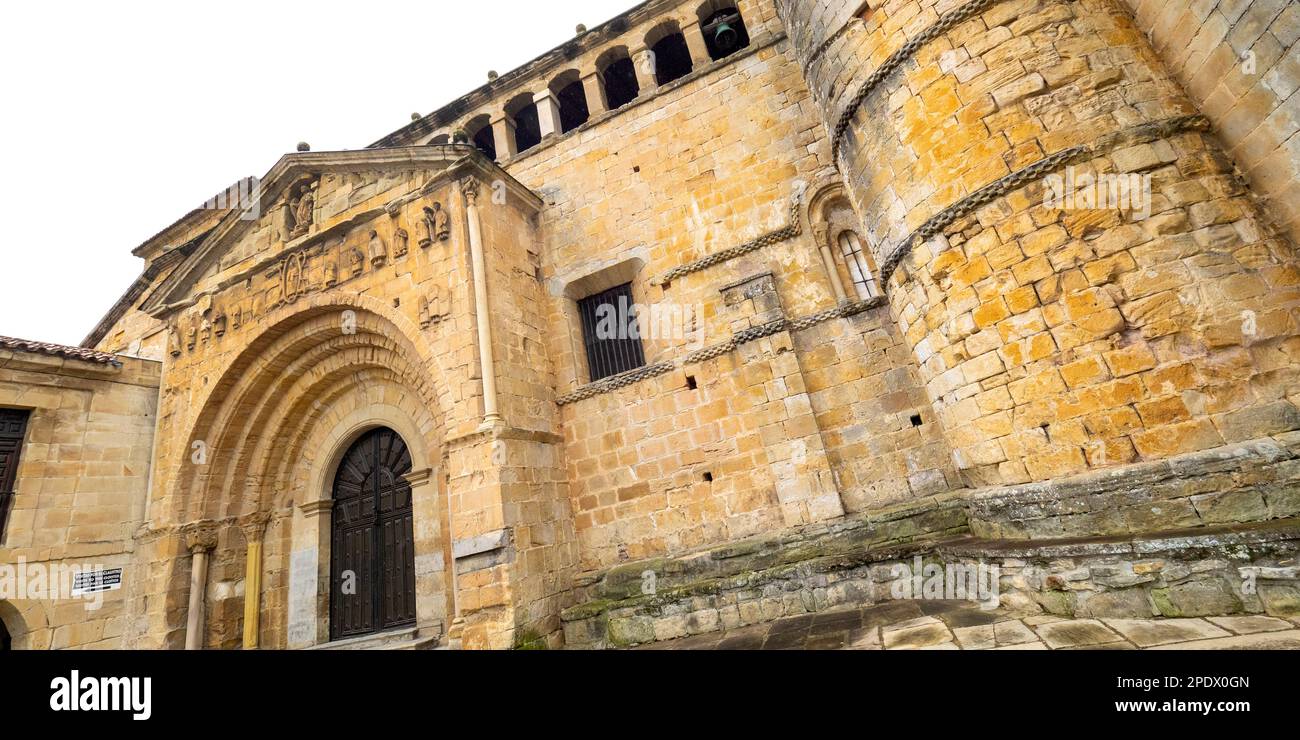 Collegiate Church of St Juliana, 12th Century Romanesque Style, Spanish ...