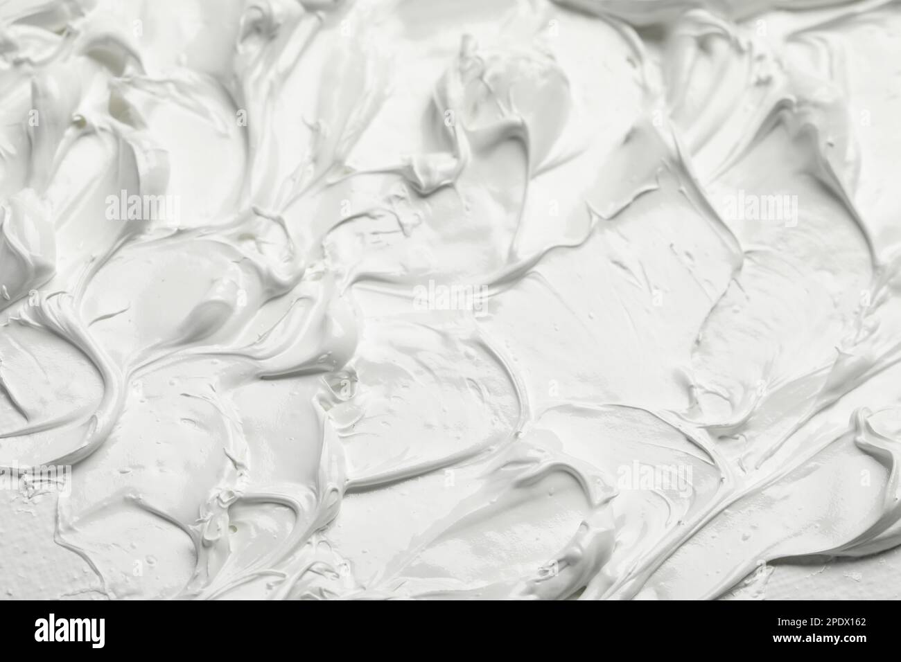 Texture of white oil paint as background, closeup Stock Photo - Alamy