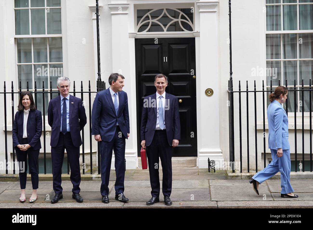 Chancellor of the Exchequer Jeremy Hunt leaves 11 Downing Street ...