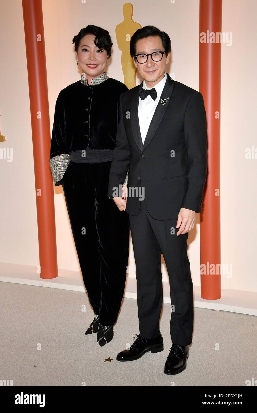 Los Angeles, Ca. 12th Mar, 2023. Echo Quan and Ke Huy Quan at the 95th ...