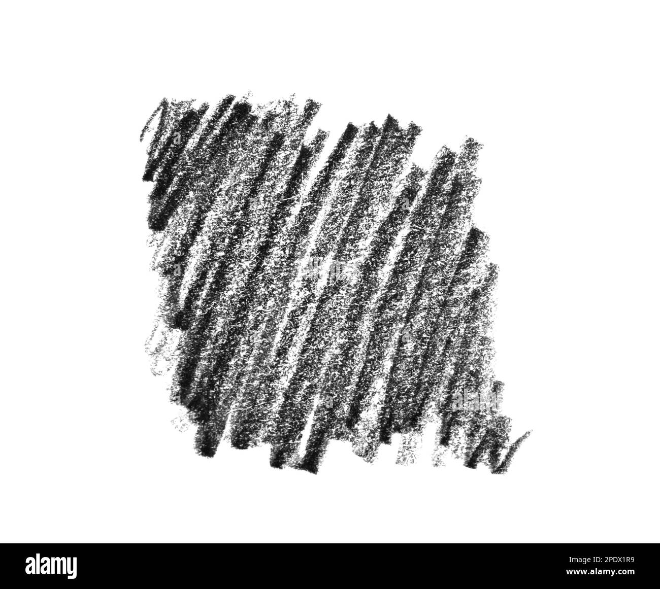 Hand drawn pencil scribble on white background, top view Stock Photo ...