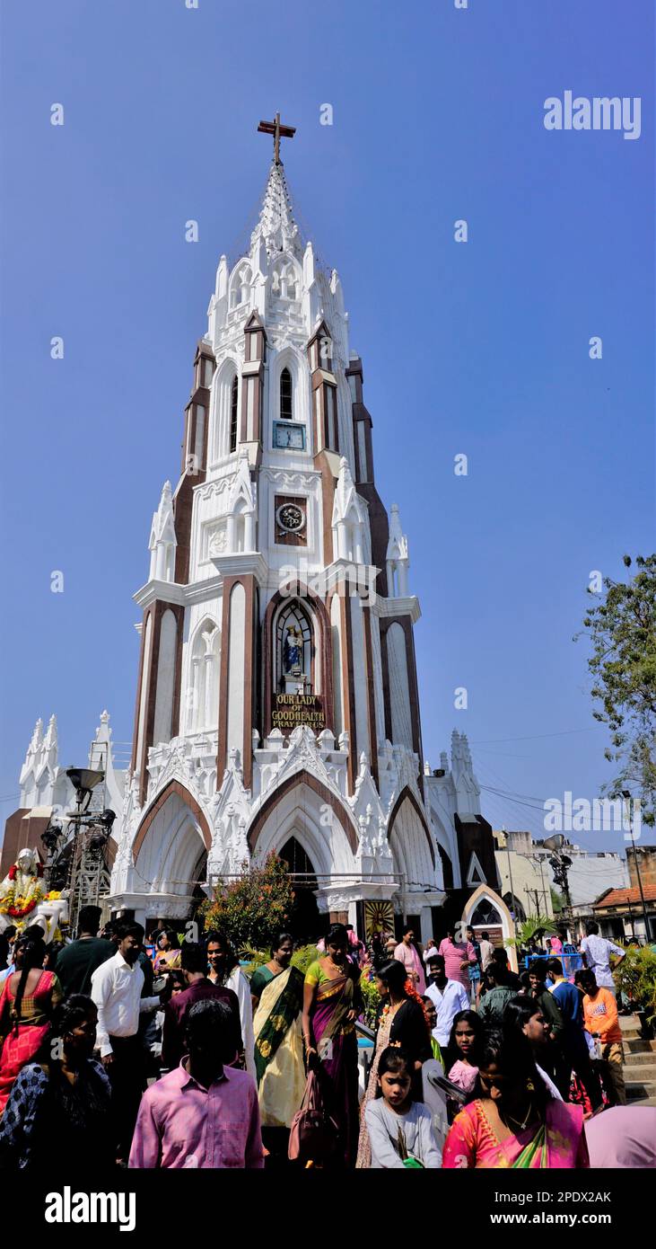 Bangalore,Karnataka,India-January 01 2023: Catholic Christians in saint ...