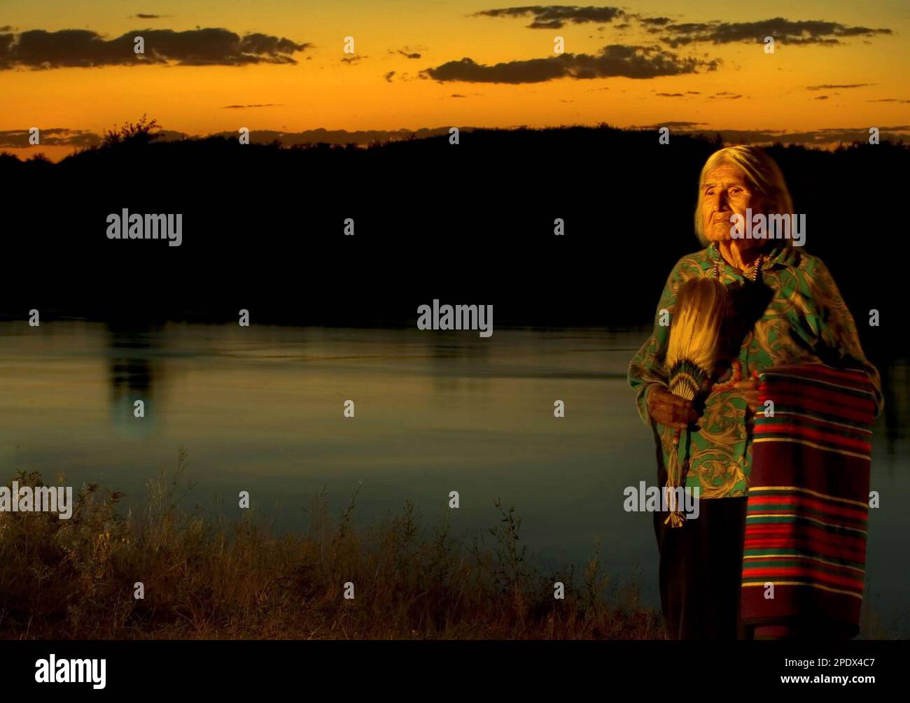 **ADVANCE FOR WEEKEND EDITIONS AUG. 27-28** Lemhi Shoshone Elder Lois ...