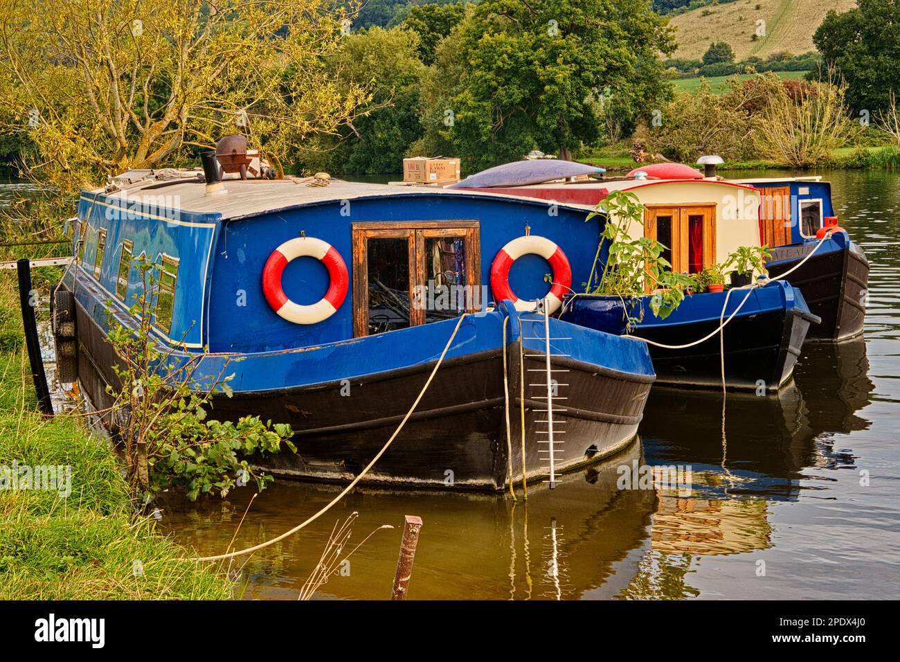 The River Thames At Mapledurham Lock, Berkshire, UK Stock Photo - Alamy