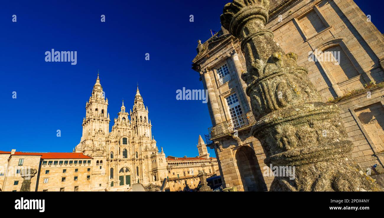 Santiago de Compostela Cathedral, 16th Century Romanesque Gothic ...