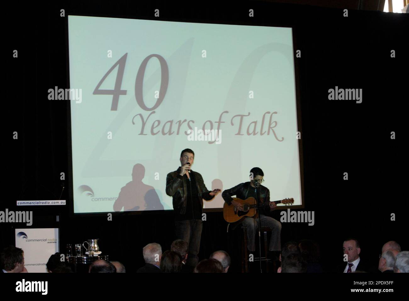 Eran James performing live at the luncheon held to celebrate the 40th ...