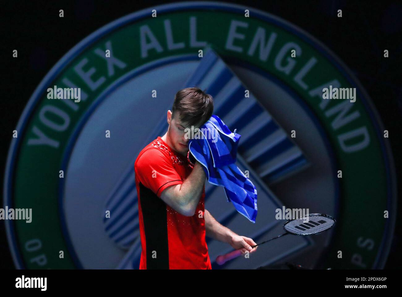 Scotland’s Alexander Dunn during his match with team mate Adam Hall ...