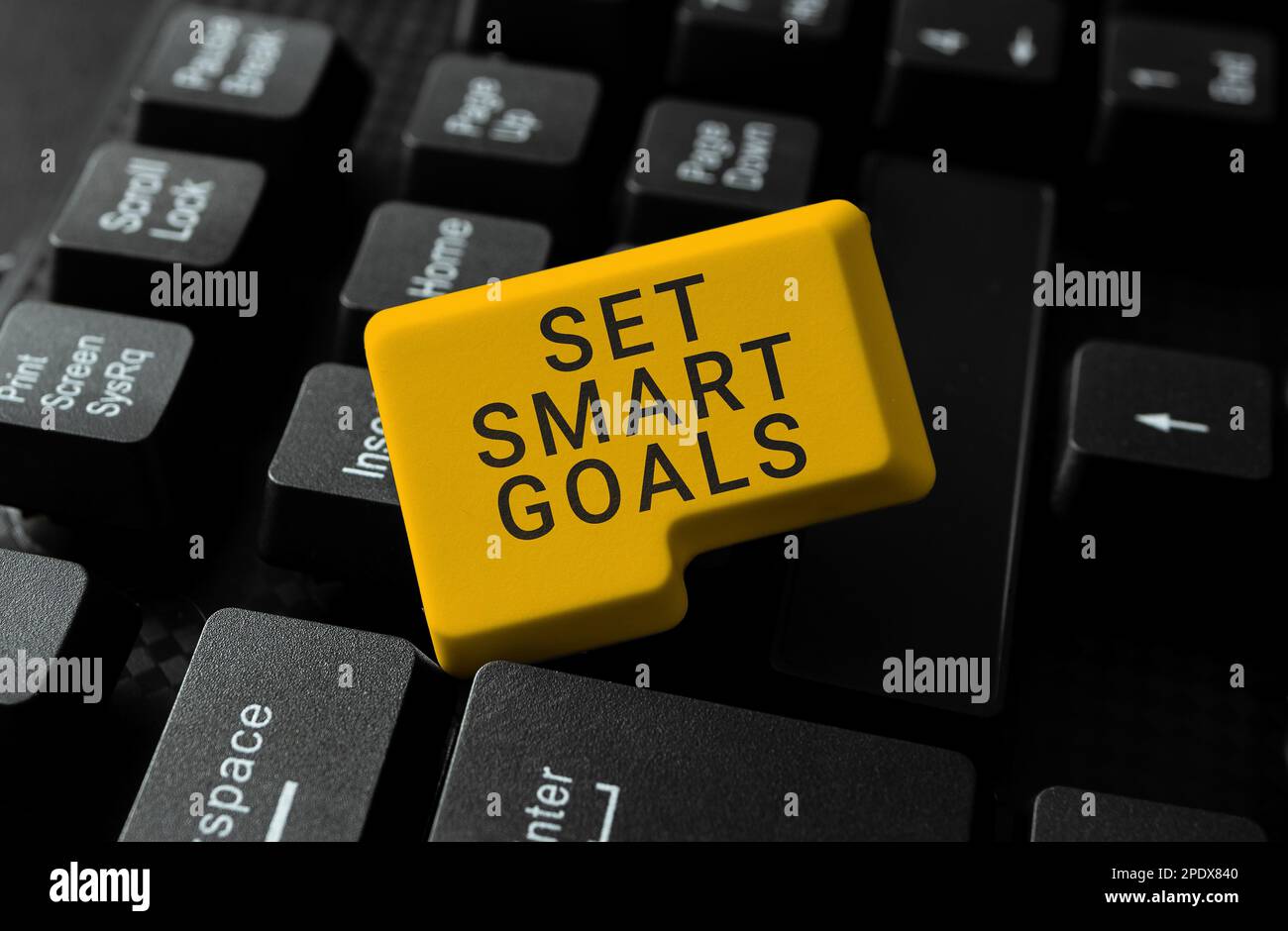Conceptual display Set Smart Goals. Internet Concept Establish ...
