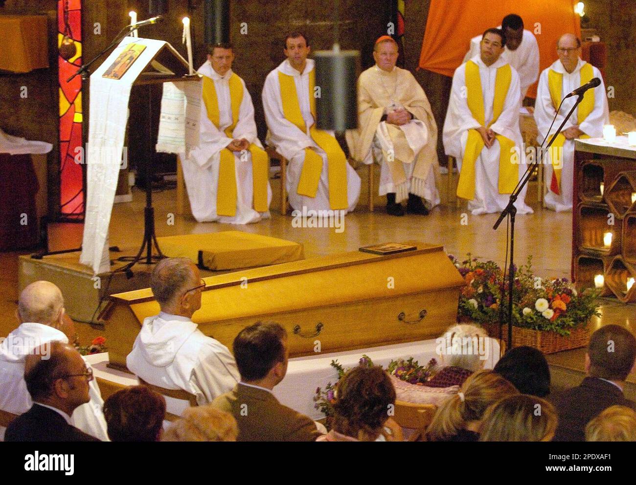 Brother Roger's funeral takes place in the Reconcilation church in the ...