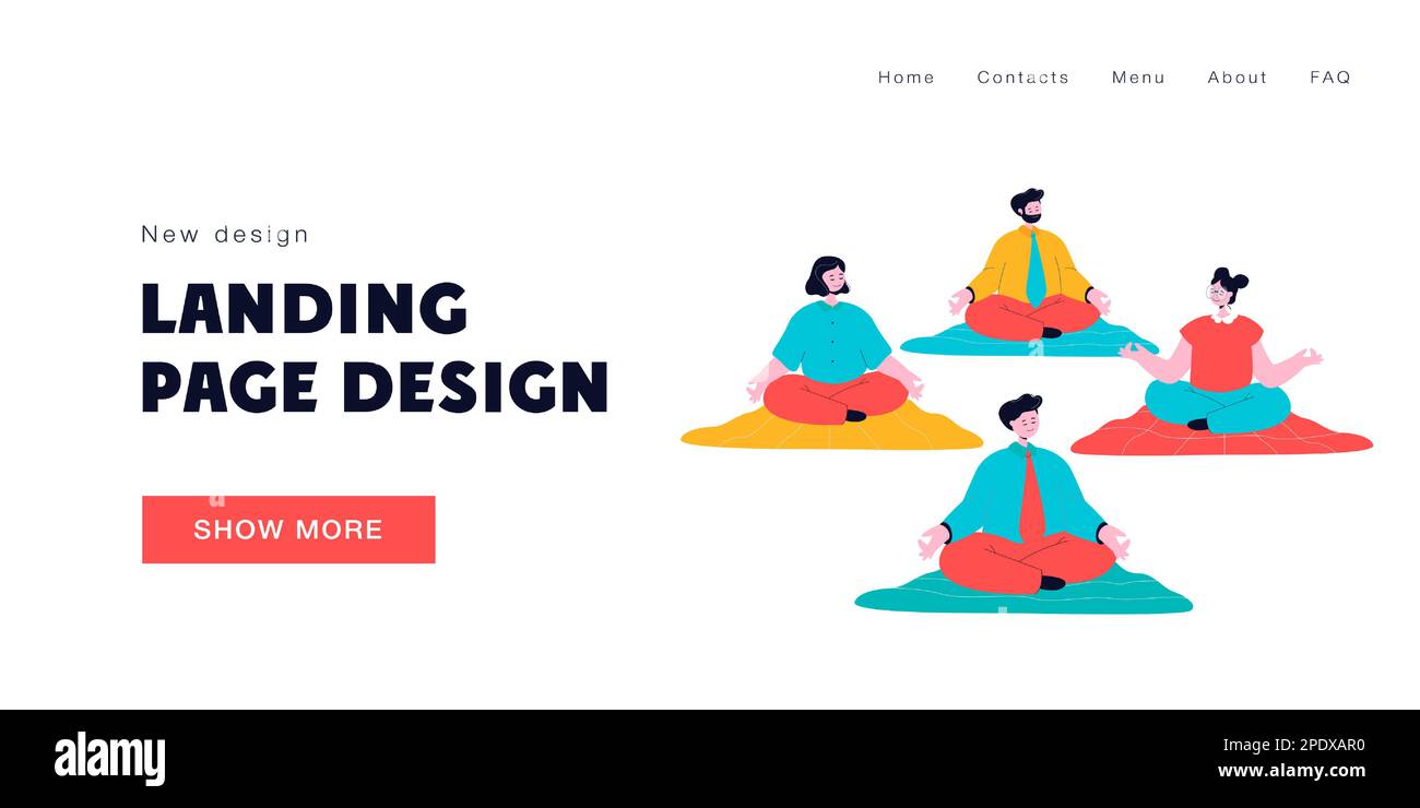 Yoga pose woman doing Stock Vector Images - Alamy