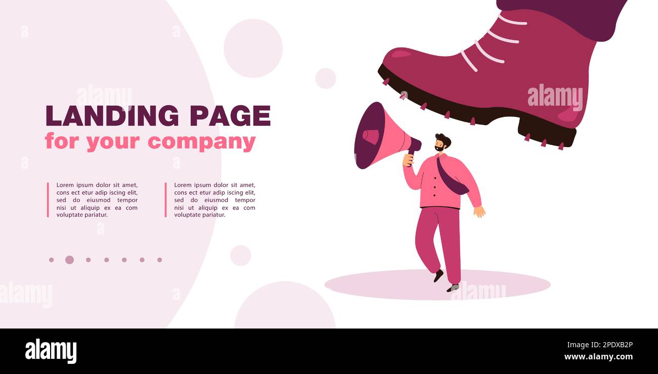 Giant foot stepping on man hi-res stock photography and images - Alamy