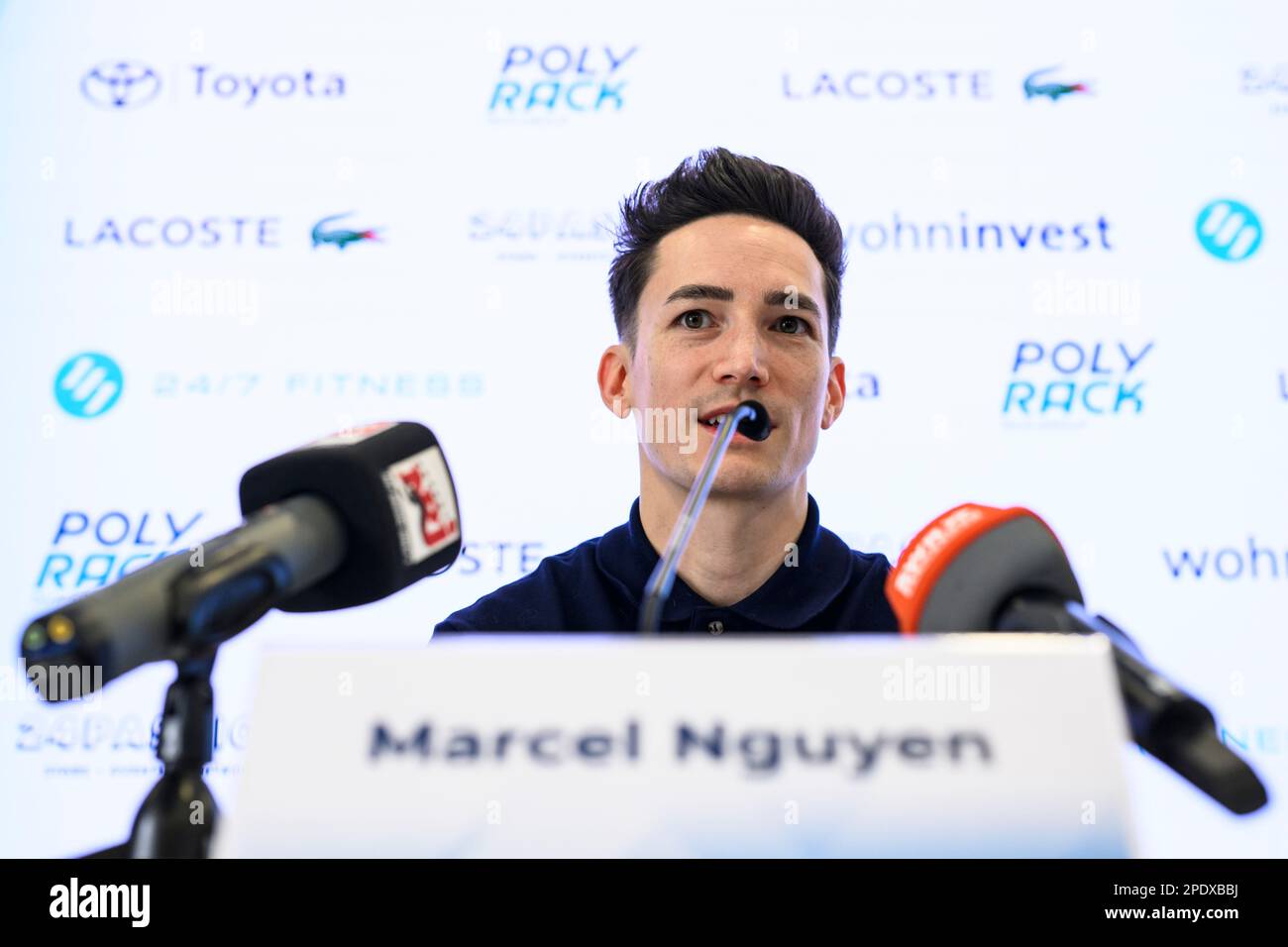 Fellbach, Germany. 15th Mar, 2023. Artistic gymnast Marcel Nguyen ...