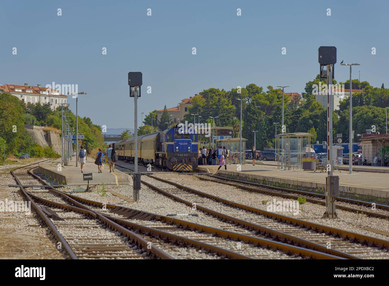 Train station Split Croatia Stock Photo - Alamy
