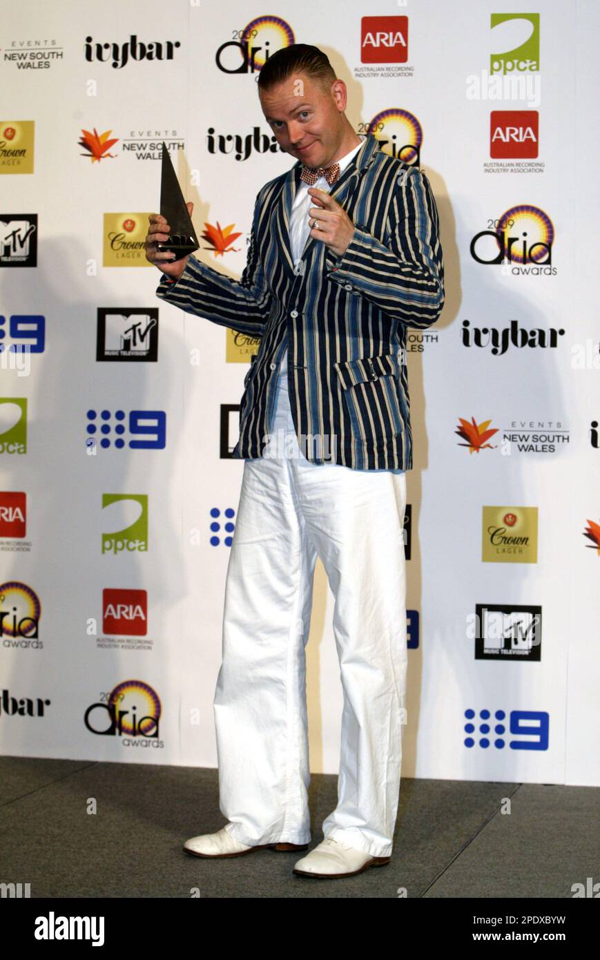 C.W. Stoneking The ARIA Awards held at the Acer Arena - Media Room ...