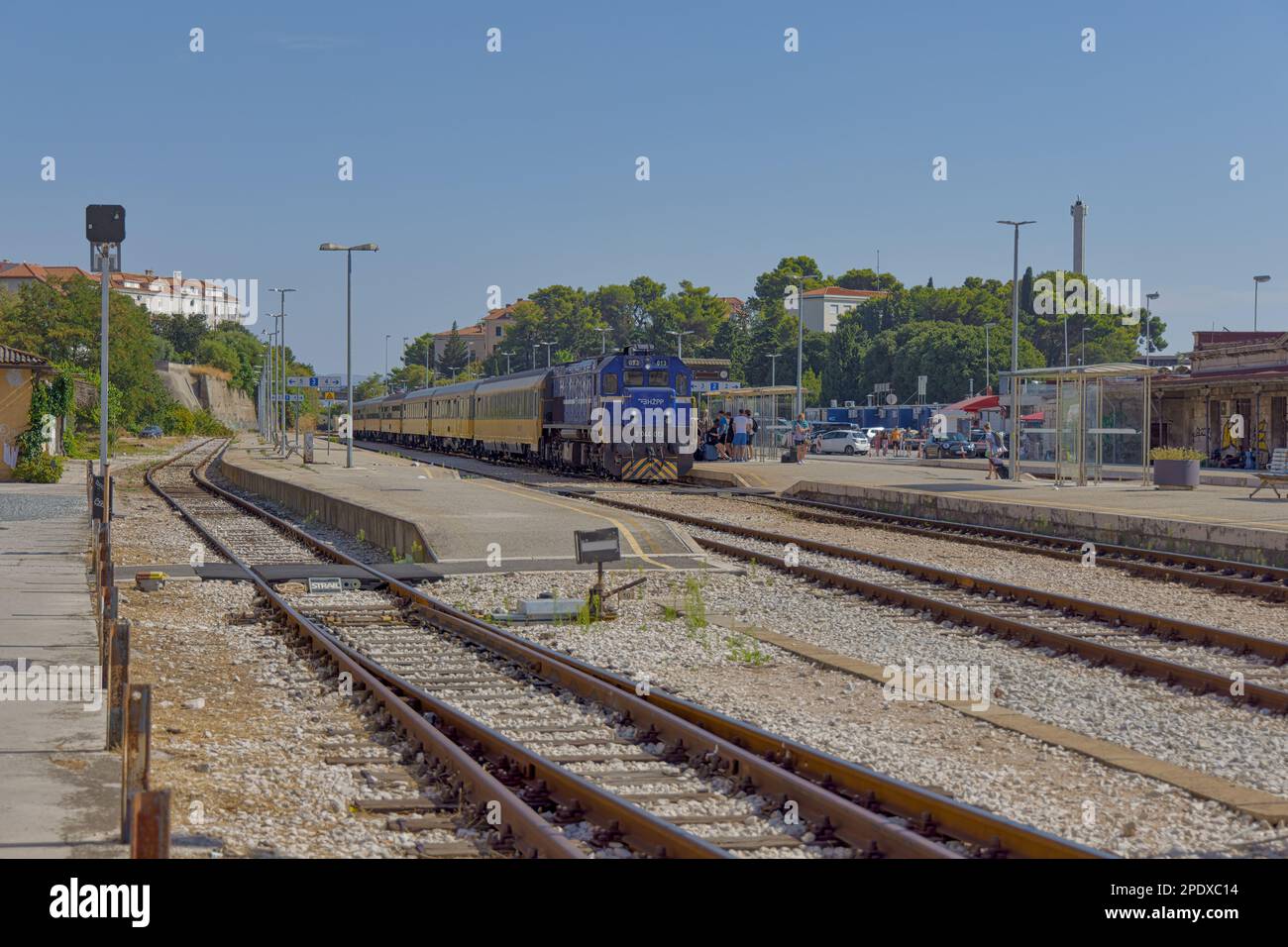 Train station Split Croatia Stock Photo - Alamy