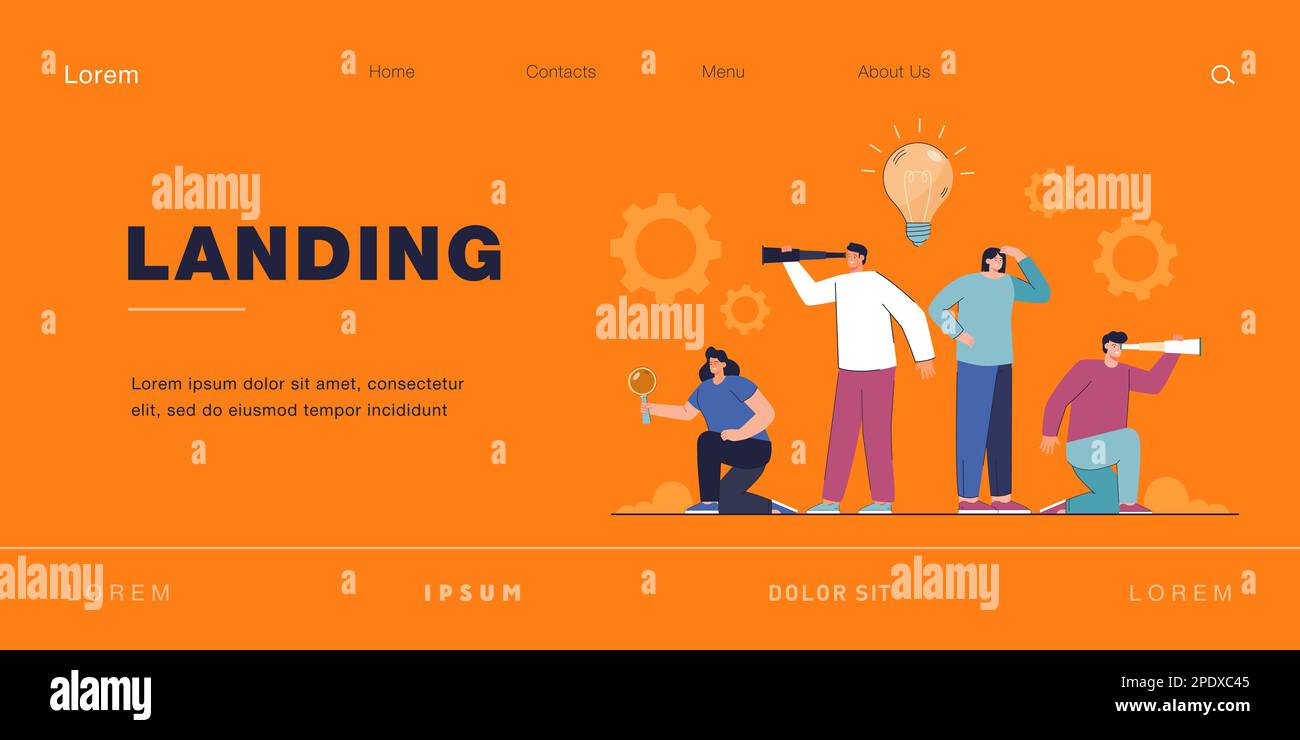 Exploring new staff Stock Vector Images - Alamy