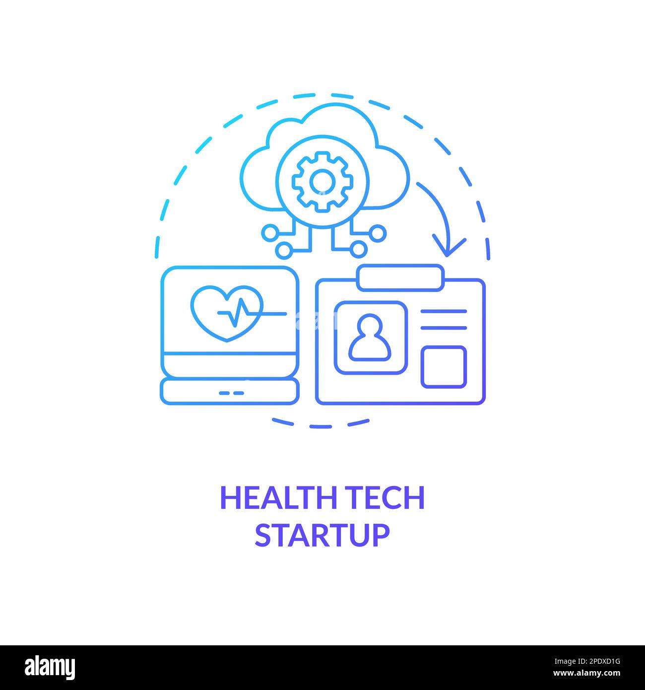 Healthcare computing technology Stock Vector Images - Alamy