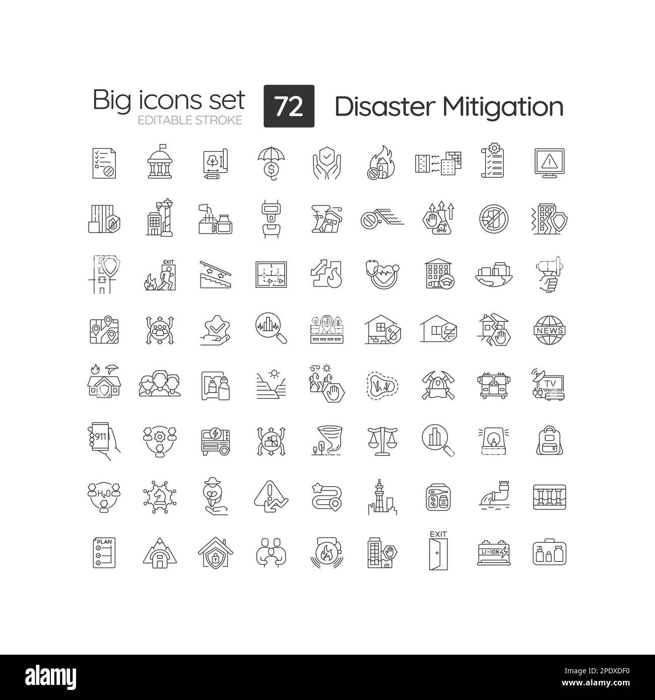 Risk management mitigation line Cut Out Stock Images & Pictures - Alamy