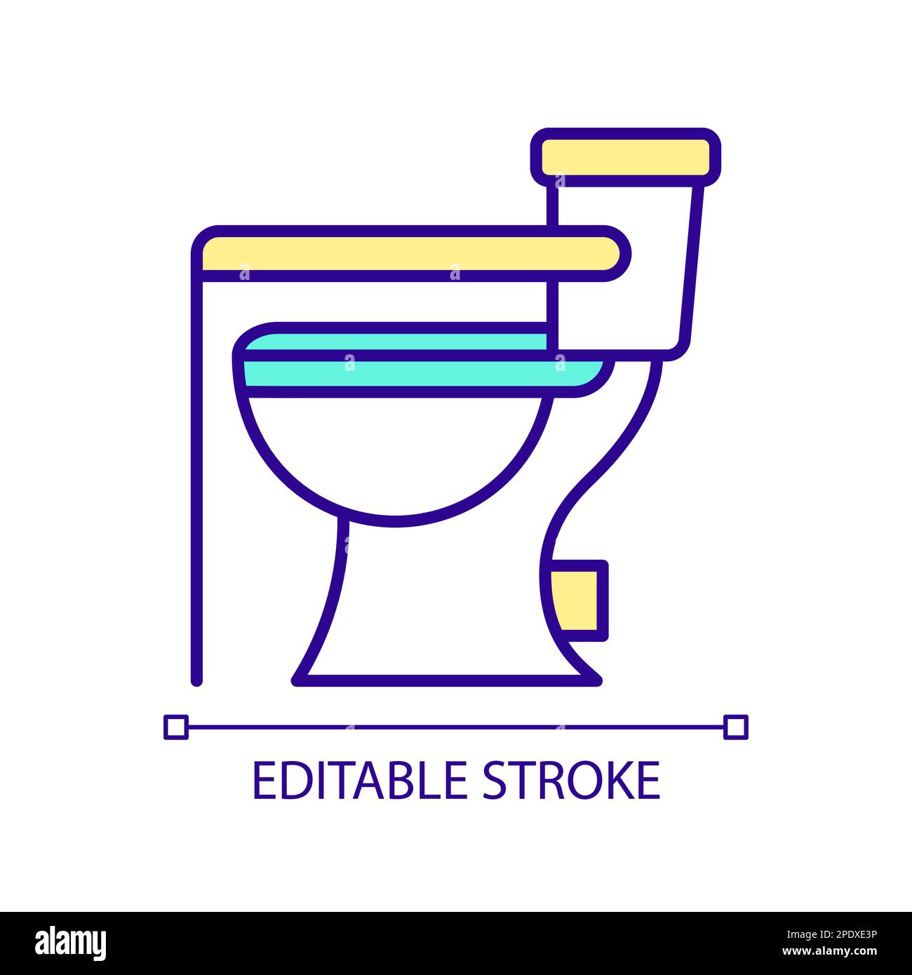 Accessible bathroom Stock Vector Images - Alamy