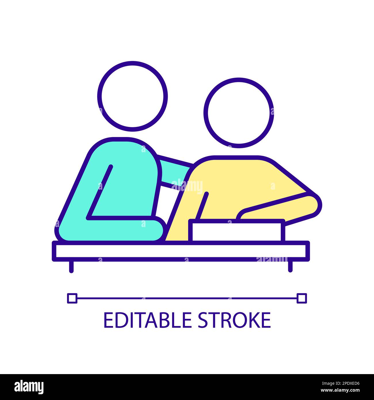 Tutor RGB color icon Stock Vector Image & Art - Alamy